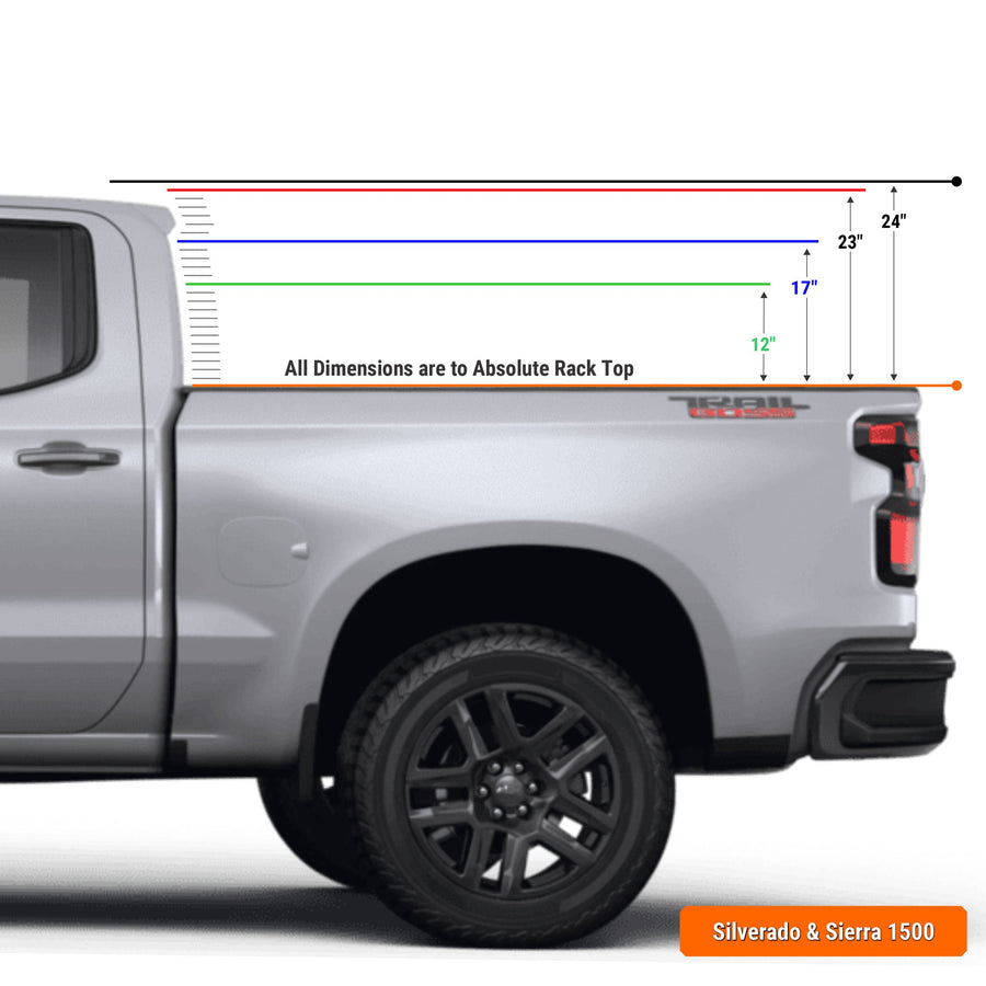 Bed Racks - Silverado & Sierra 1500 – Xtrusion Overland