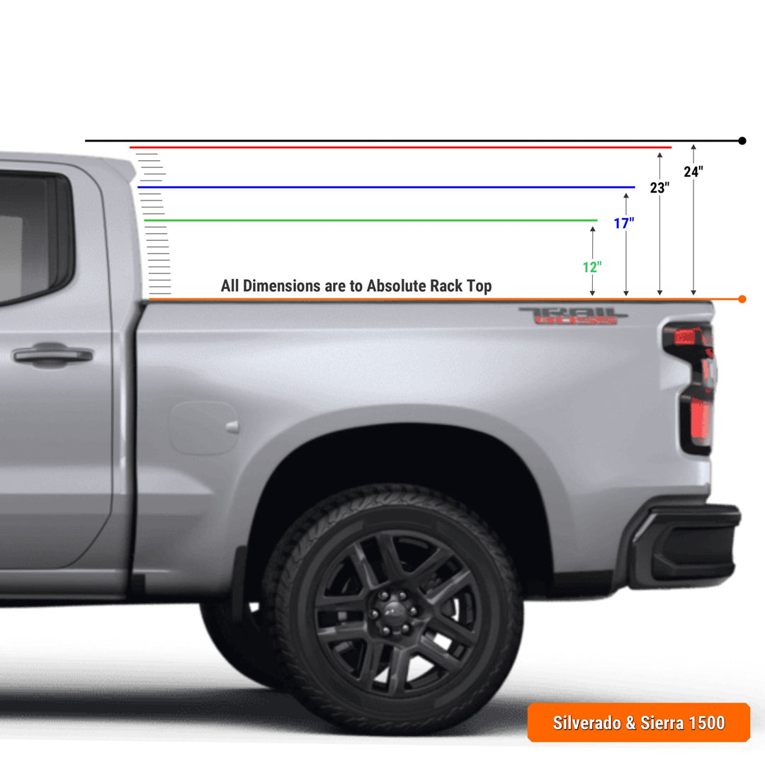 Bed Racks - Silverado & Sierra 1500 – Xtrusion Overland